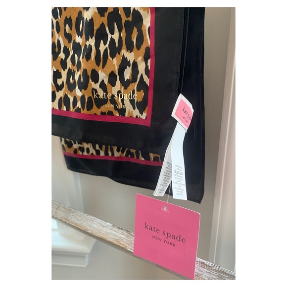 kate spade | Accessories | Kate Spade Leopard Print Bandana | Poshmark